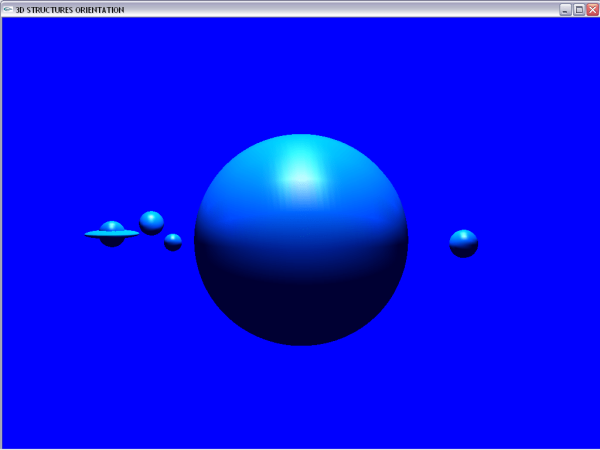 3D-Structures Orientation in OpenGL - Student Projects Live