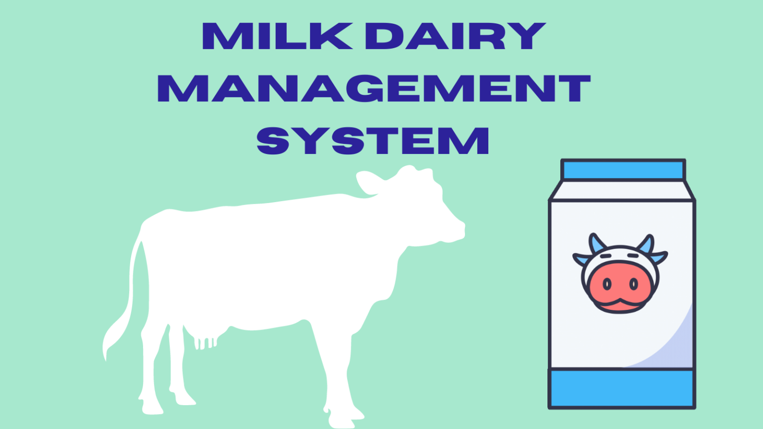 PHP MYSQL Milk Dairy Management System - Student Projects Live