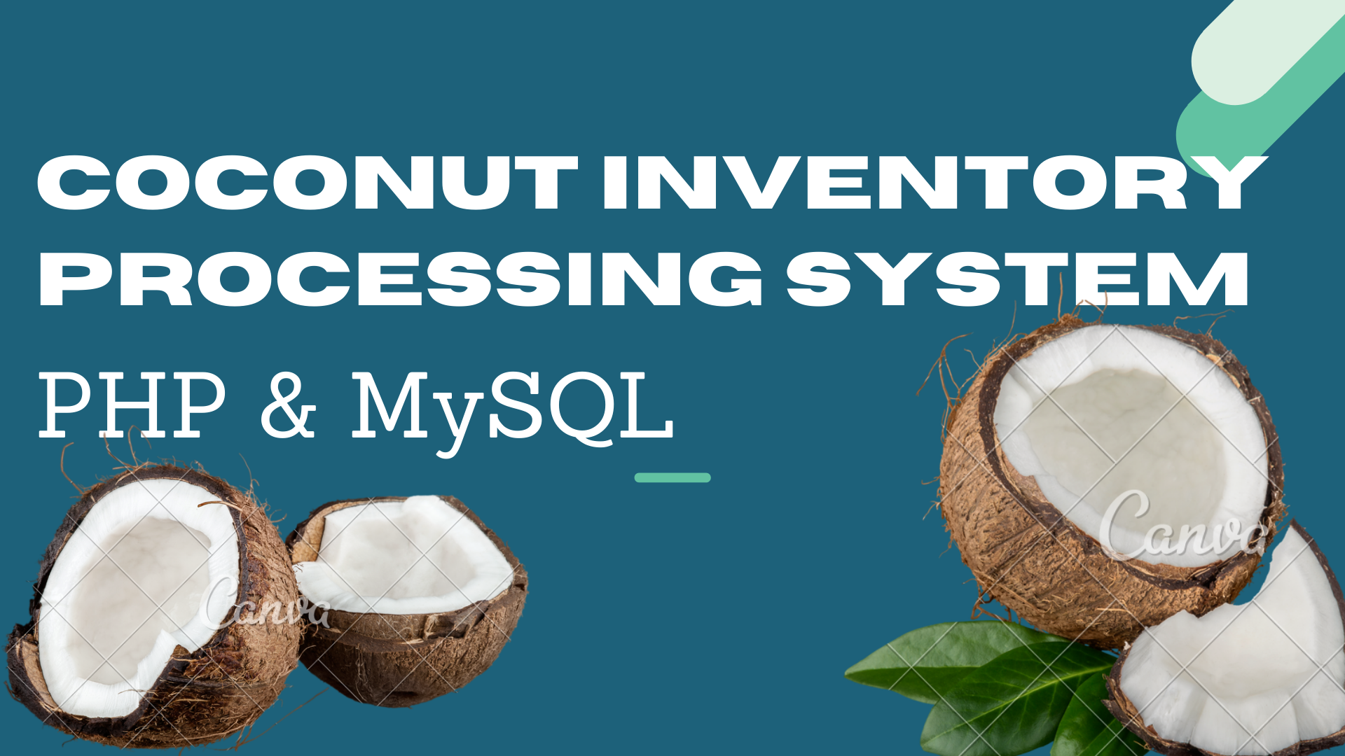 Coconut Processing Inventory System - Student Projects Live
