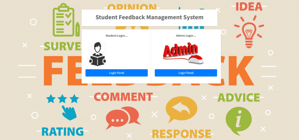 Online Student Feedback System in PHP and MySQL - Student Projects Live