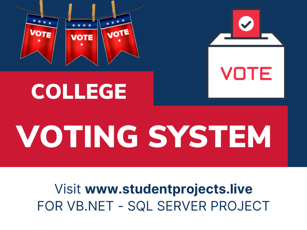 College Voting System In VB.Net - Student Projects Live