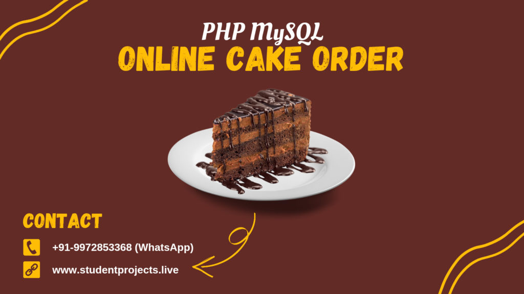 Online Cake Order - Student Projects Live