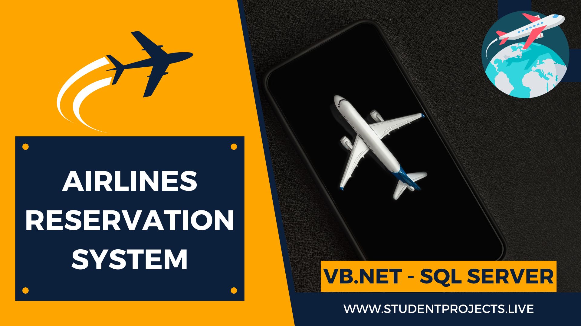 VB.Net Project on Airlines Reservation System - Student Projects Live