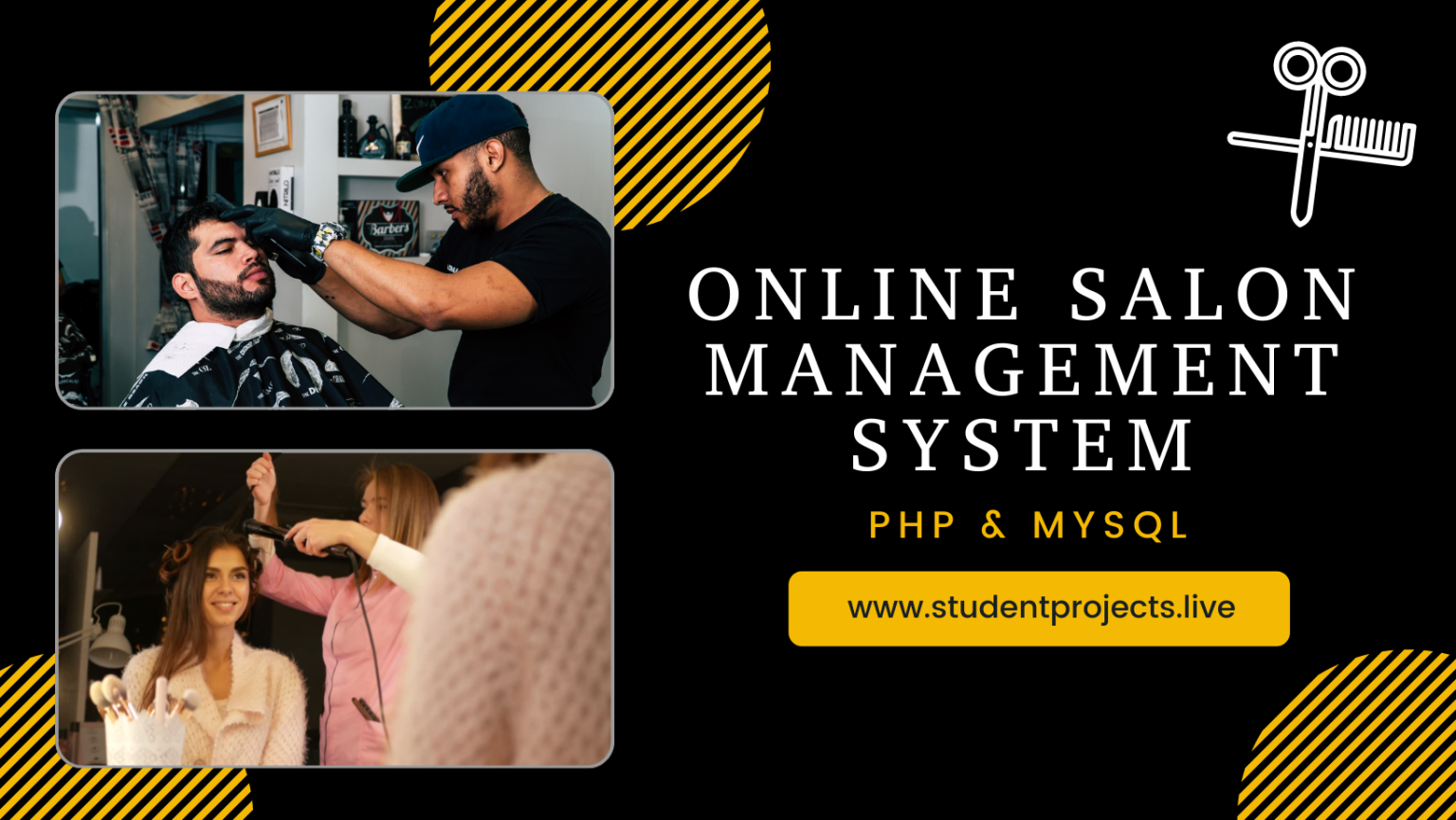 Online Salon Management System in PHP & MySQL - Student Projects Live