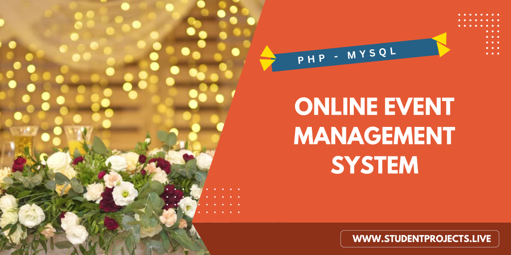 PHP MYSQL Event management System - Student Projects Live